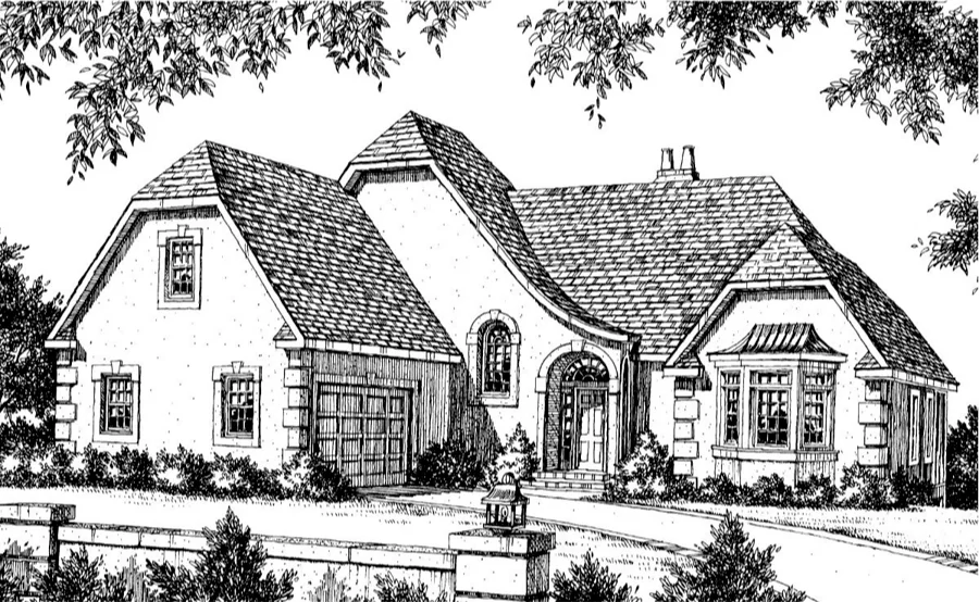 Town Country English House Plan | Southern Living House Plans